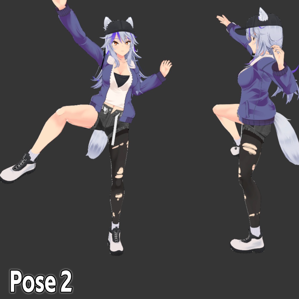 [VRChat] Animation poses - ThatFatKidsMom - BOOTH