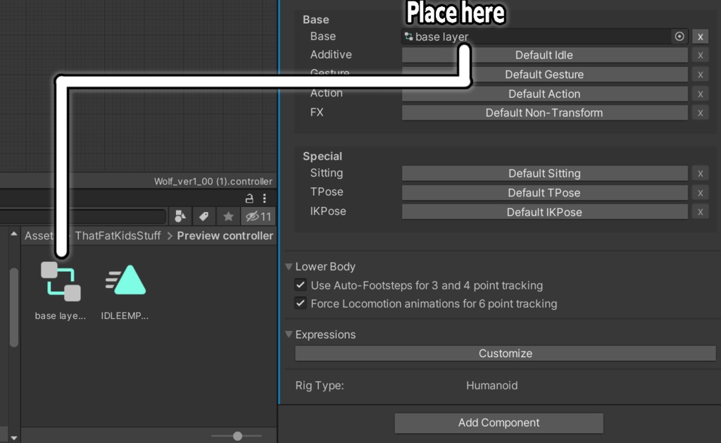 [VRChat] Locomotion layer addon - ThatFatKidsMom - BOOTH