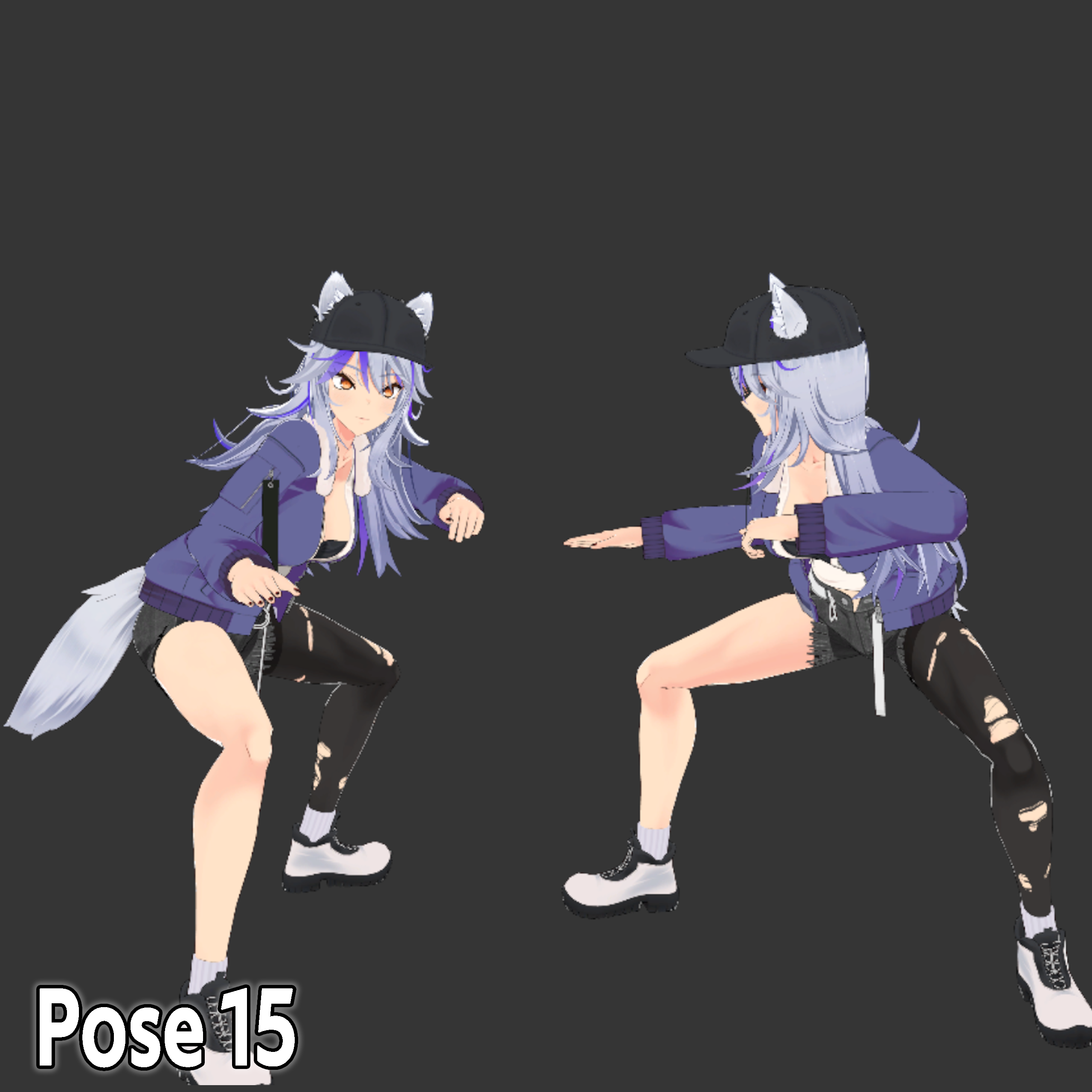 [VRChat] Pose pack 1 - ThatFatKidsMom - BOOTH