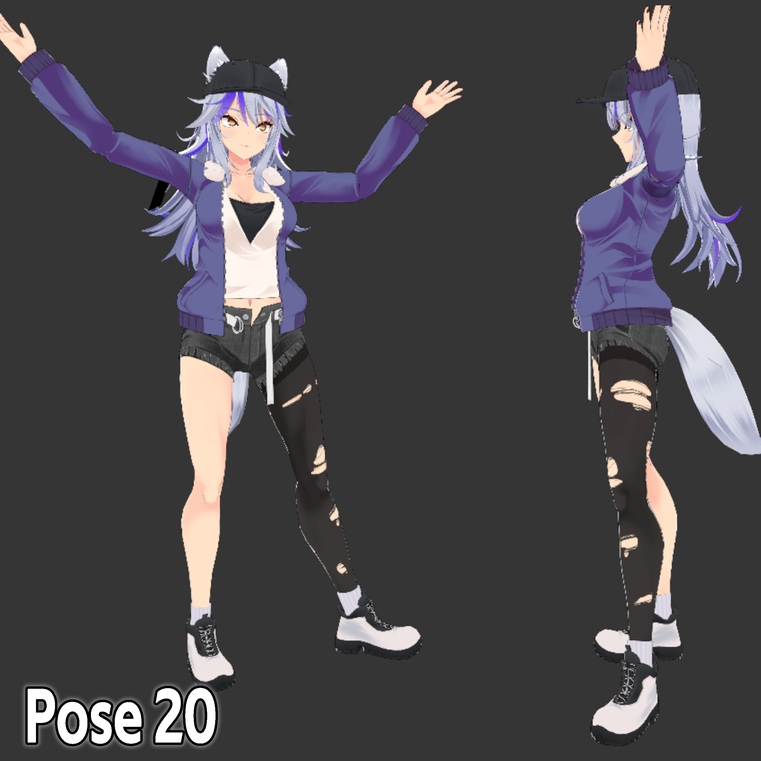[VRChat] Pose pack 1 - ThatFatKidsMom - BOOTH