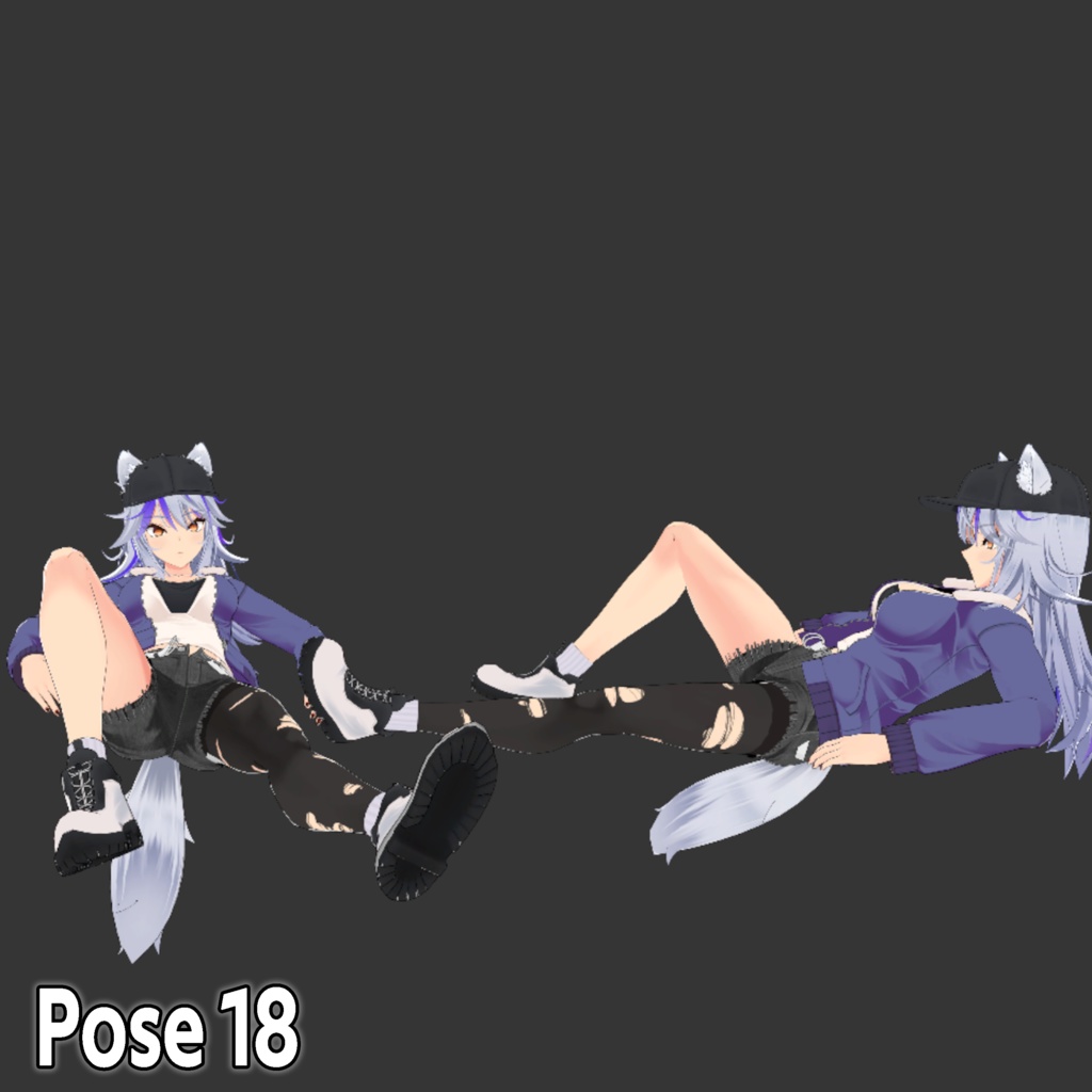 [VRChat] Pose pack 1 - ThatFatKidsMom - BOOTH