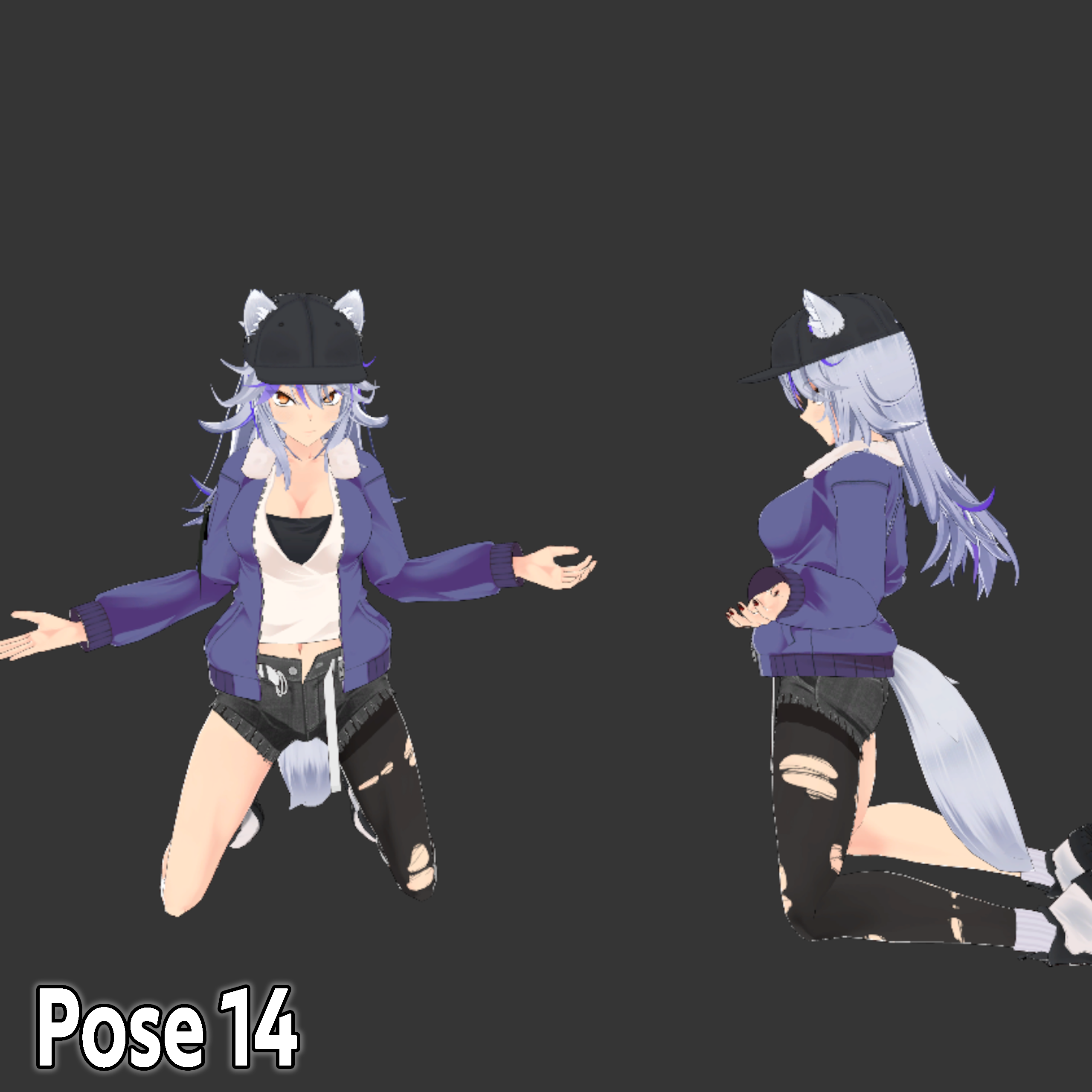 [VRChat] Pose pack 1 - ThatFatKidsMom - BOOTH