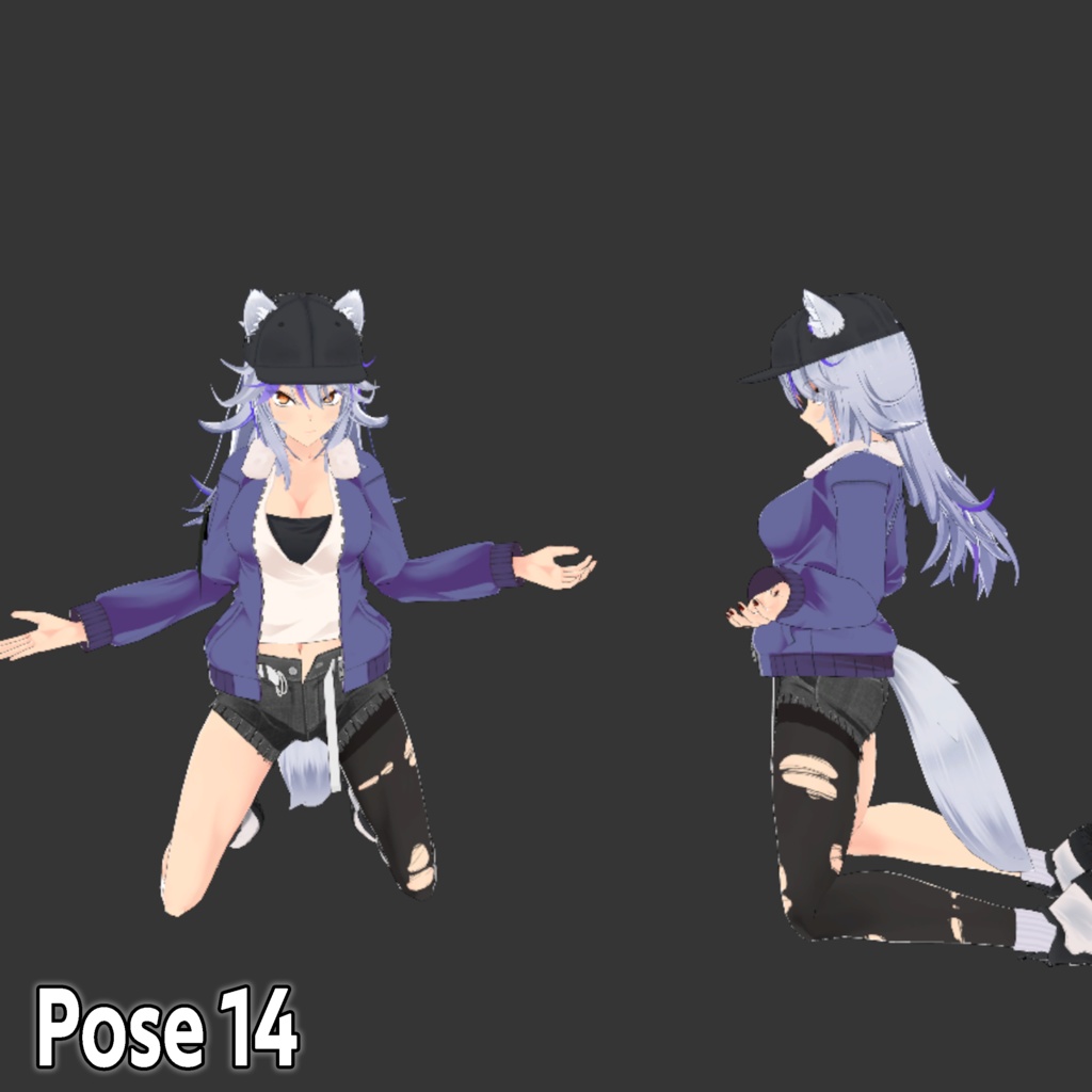 [VRChat] Pose pack 1 - ThatFatKidsMom - BOOTH