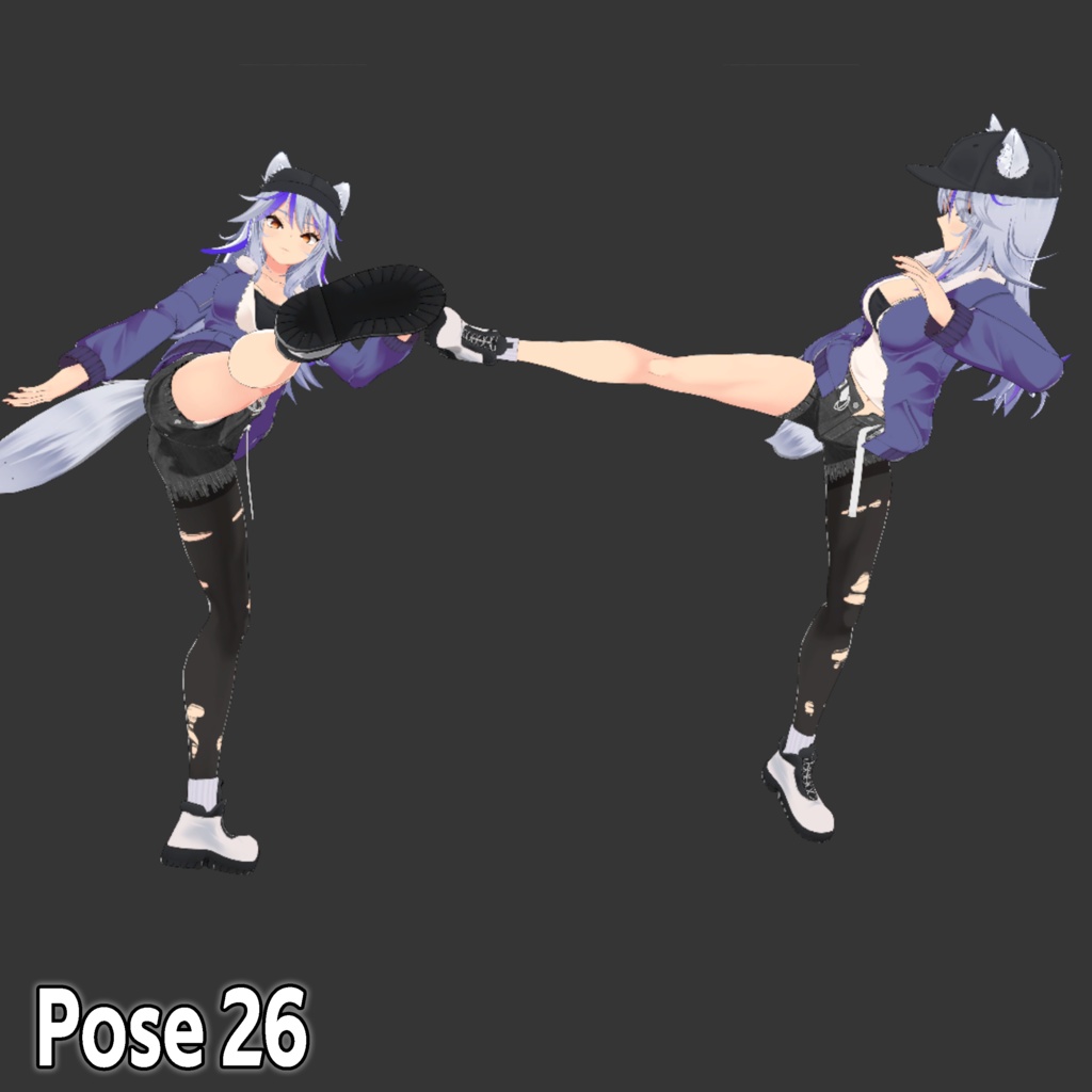 [VRChat] Pose pack 1 - ThatFatKidsMom - BOOTH