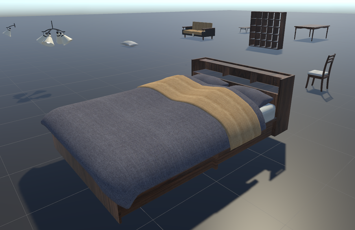 VRChat向け家具セット(1) - Imaginary Caravan - BOOTH