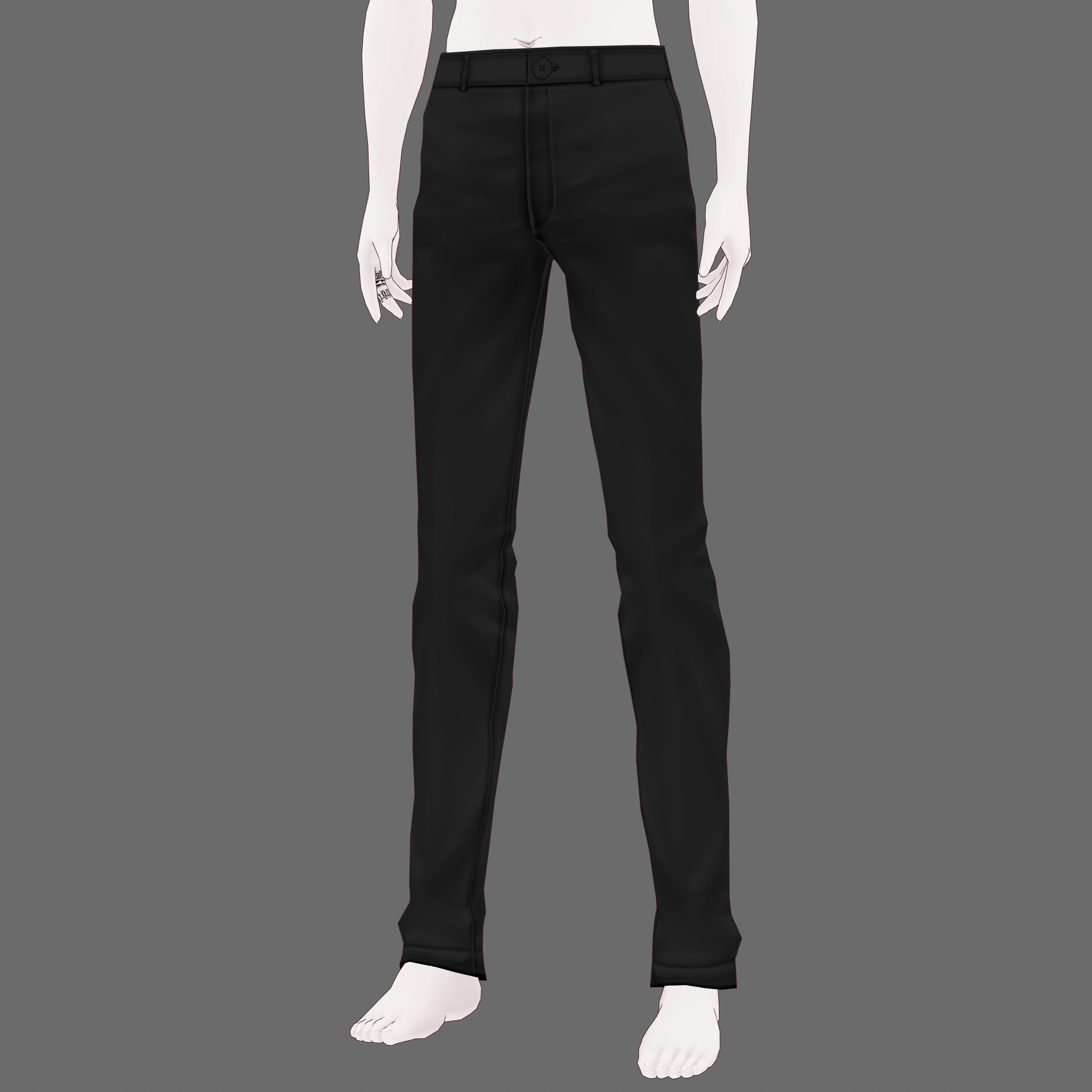 [VRoid/Free] Basic Pants Black ベーシックパンツ ブラック #Revirsi rv0002-k ...