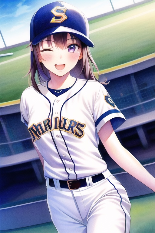 「WBC優勝記念セール！」野球娘写真集50枚【NovelAIかんたんコピペ呪文付き】 - イラスト大賢者 - BOOTH