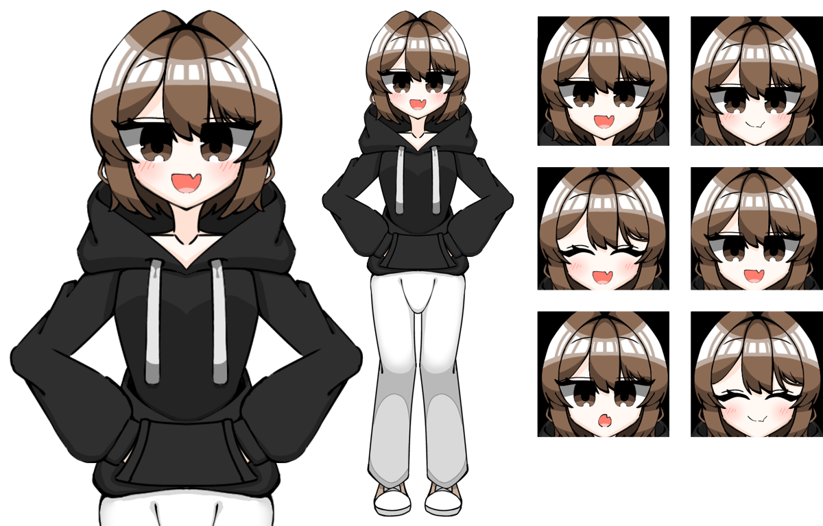 パーカー系お姉さん立ち絵 - dorothy-neal - BOOTH