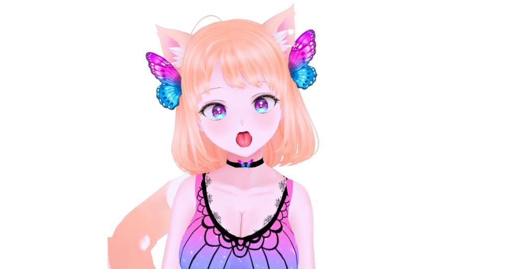 [Vroid] Butterfly Cat | VRM + VSFavatar - Torzler's Shop - BOOTH