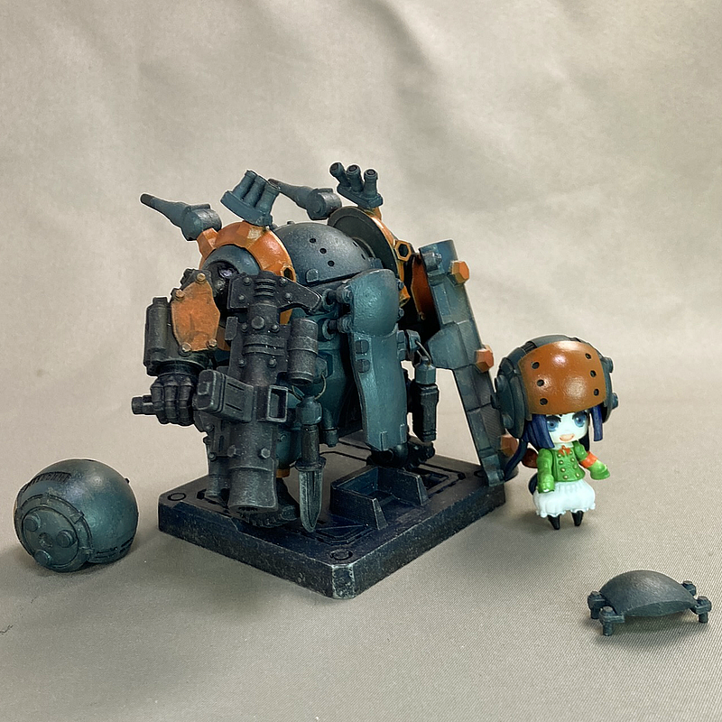 LOLIBOT:ロリボット レジン製組み立てキット - anime3dcg プロパー屋 - BOOTH