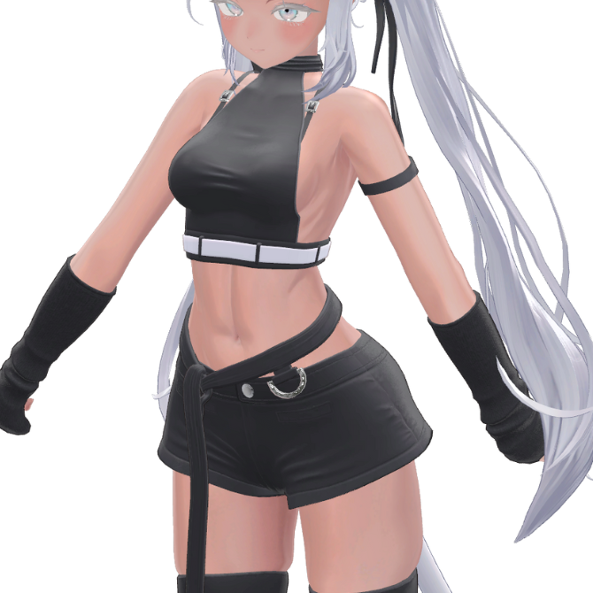 【Sio対応】儚げDarkElfシリーズ ふさふさまつ毛Makeup＆あいどるBodyTexture - 雑貨屋SUZU - BOOTH