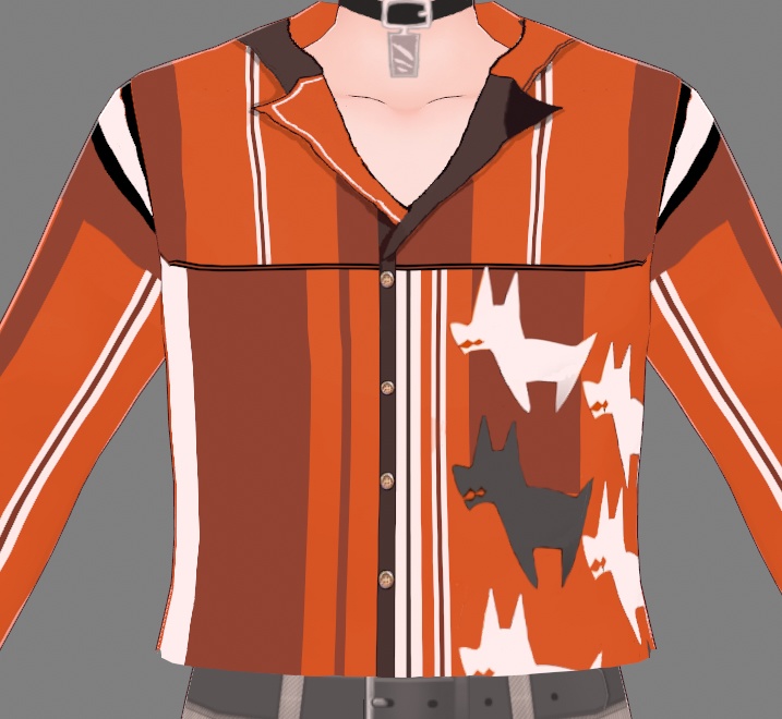 [VROID] Mysta Rias Shirt ミスタ・リアス - hainme - BOOTH