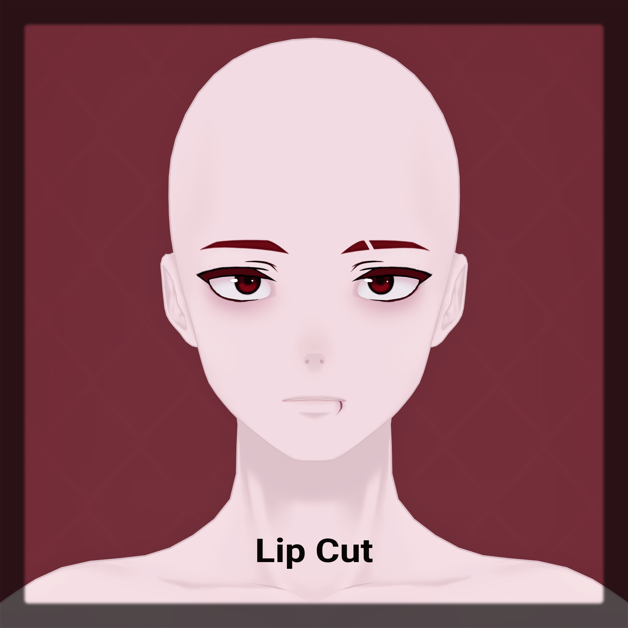 【VRoid Stable】 Face Wounds Texture Set (Bruises, Scratches, Scars, Cuts ...