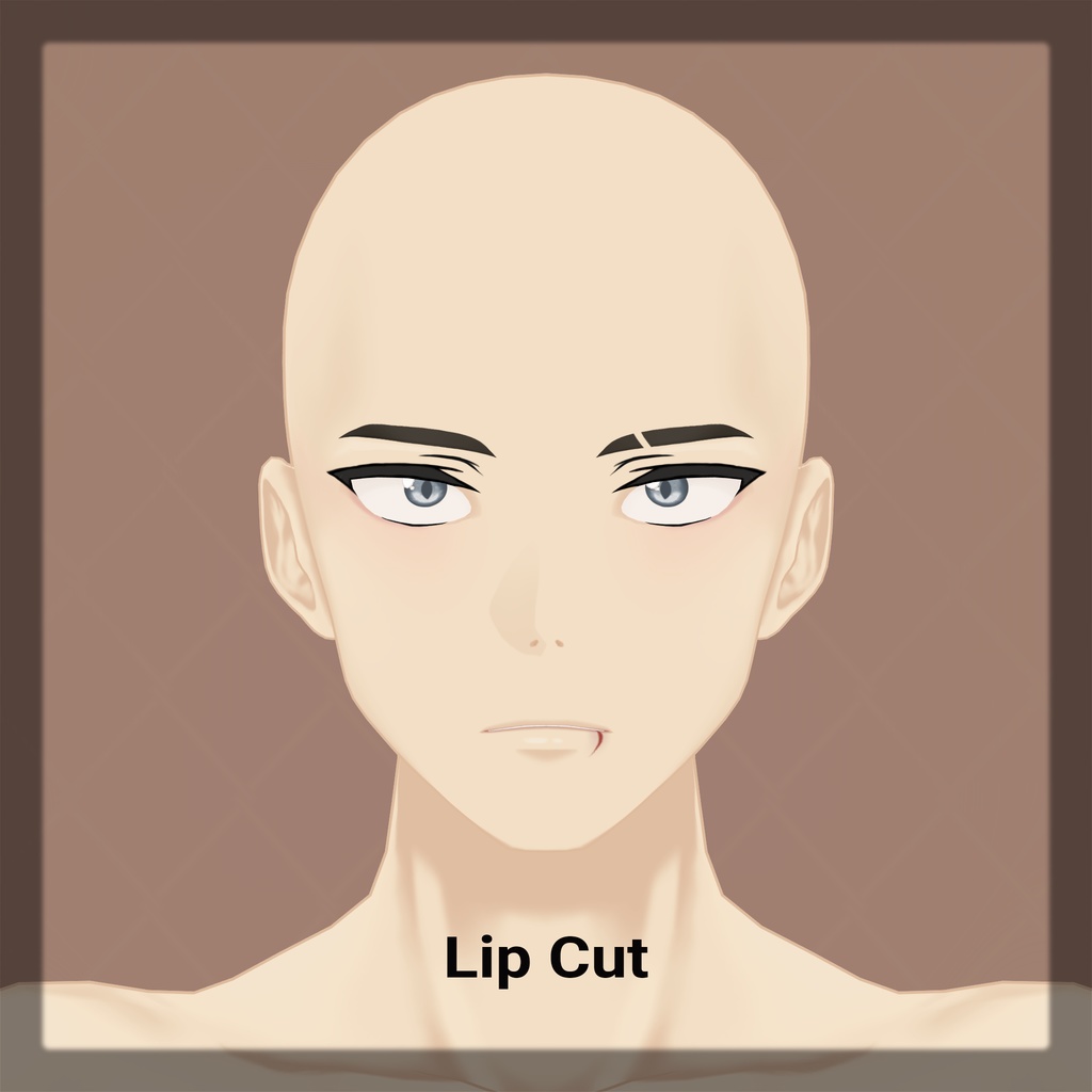 【VRoid Stable】 Face Wounds Texture Set (Bruises, Scratches, Scars, Cuts ...