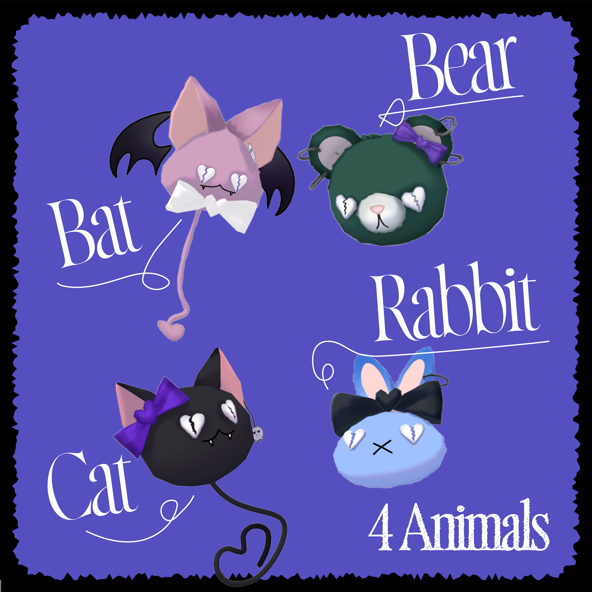 FREE-Gothic Animals - Ri&Ri - BOOTH