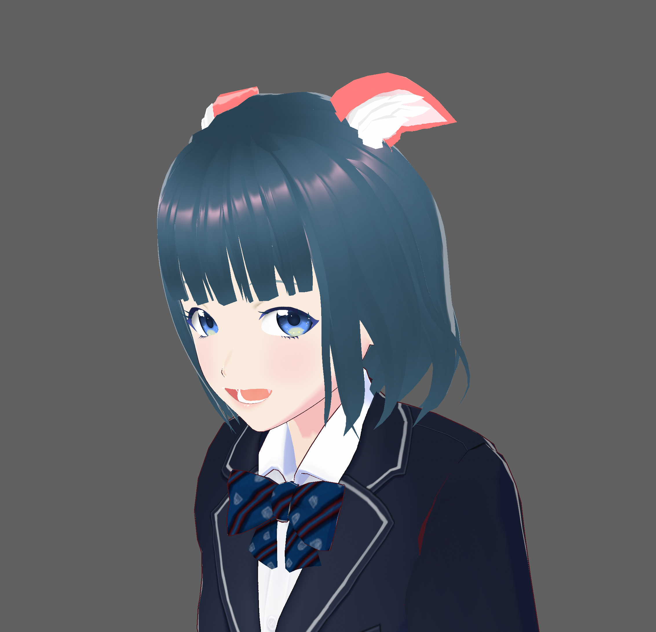 VRoid Studio 正式版 ぴょこぴょこ動く可愛い猫耳20色セット 髪型プリセット(はね毛) Cat ear (Moving cat ...