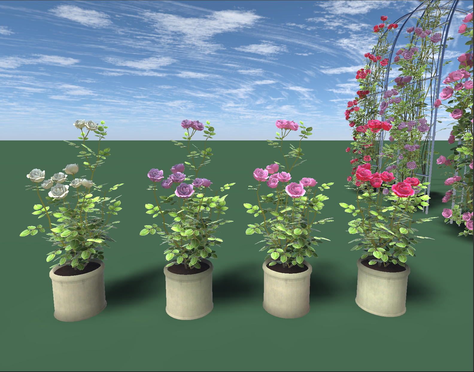 【3Dモデル】Rose Assets - 3D Lab mikage - BOOTH
