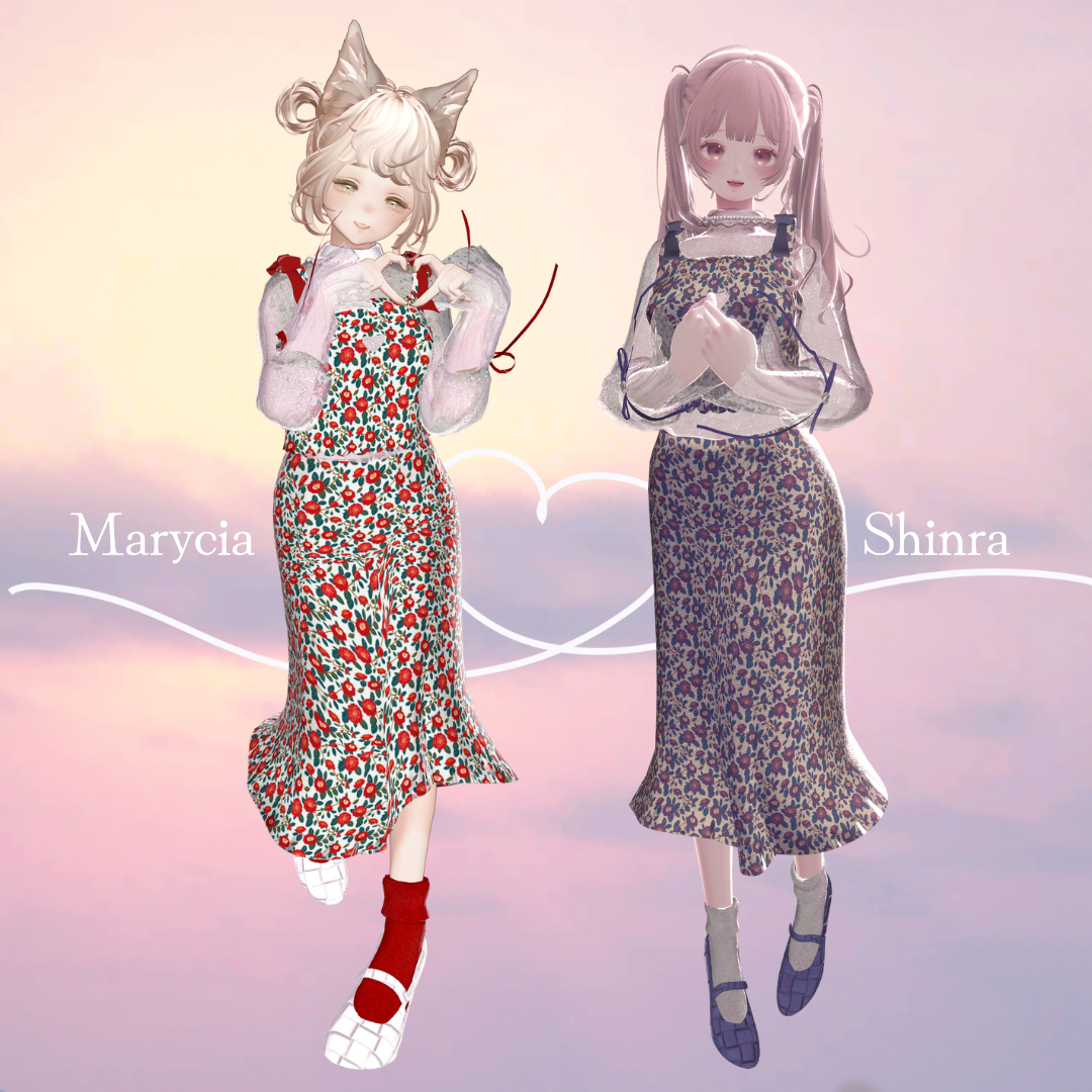 【複数アバター対応】mellow lady eau de toilette.【3D衣装モデル】 - 🧸Teddybear House🧸 - BOOTH