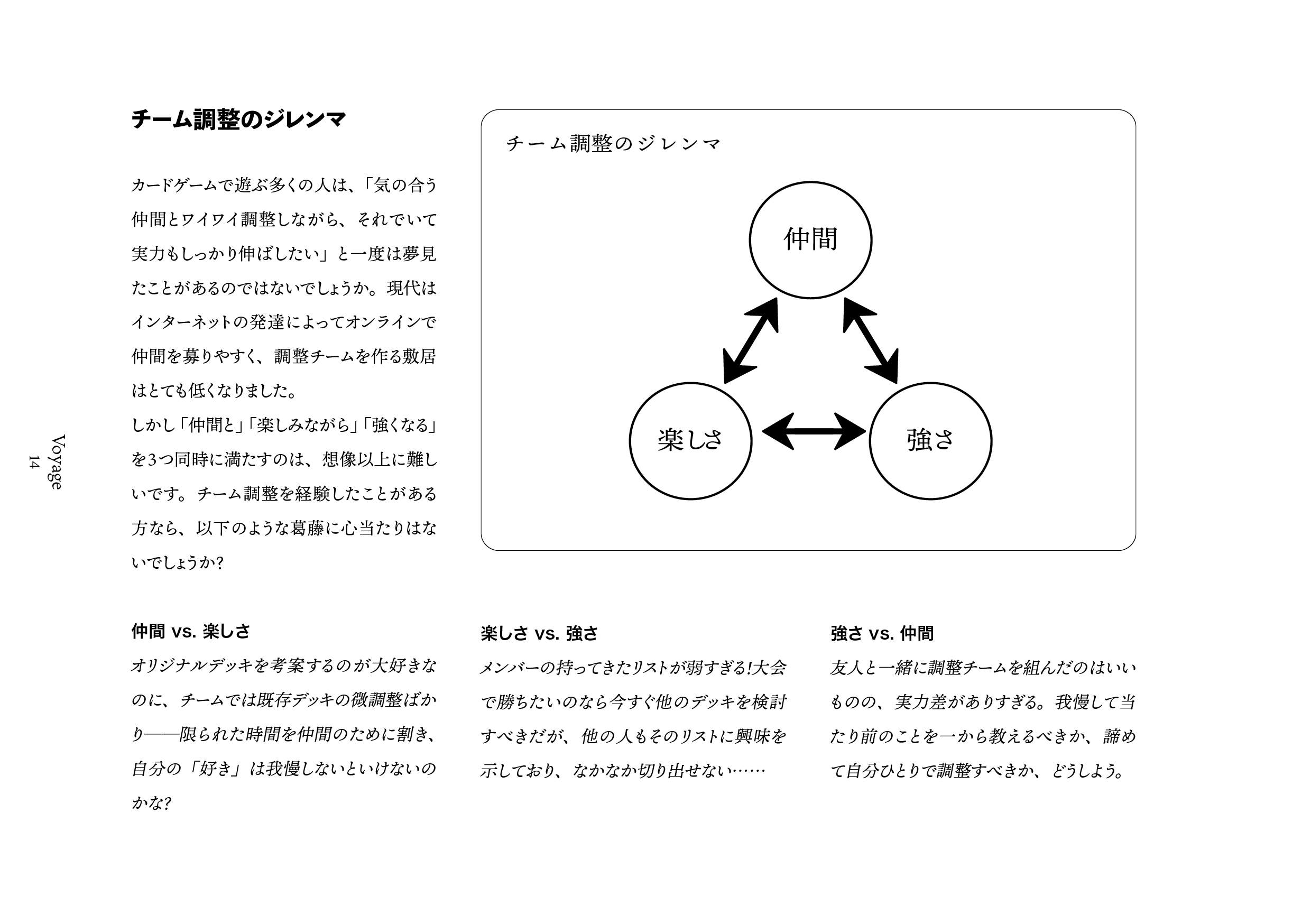 【C106】「TCGチーム論」 - 〈茉莉花市場/Bazaar of Jasmine〉 - BOOTH