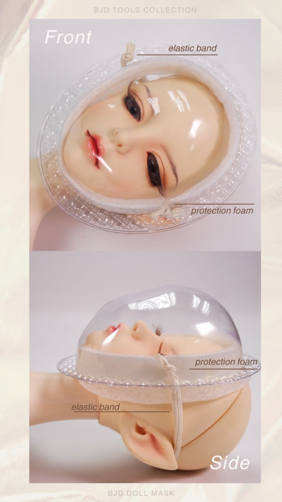 BJDフェイスカバー ( BJD Doll Mask ) - bjdtbtbros - BOOTH