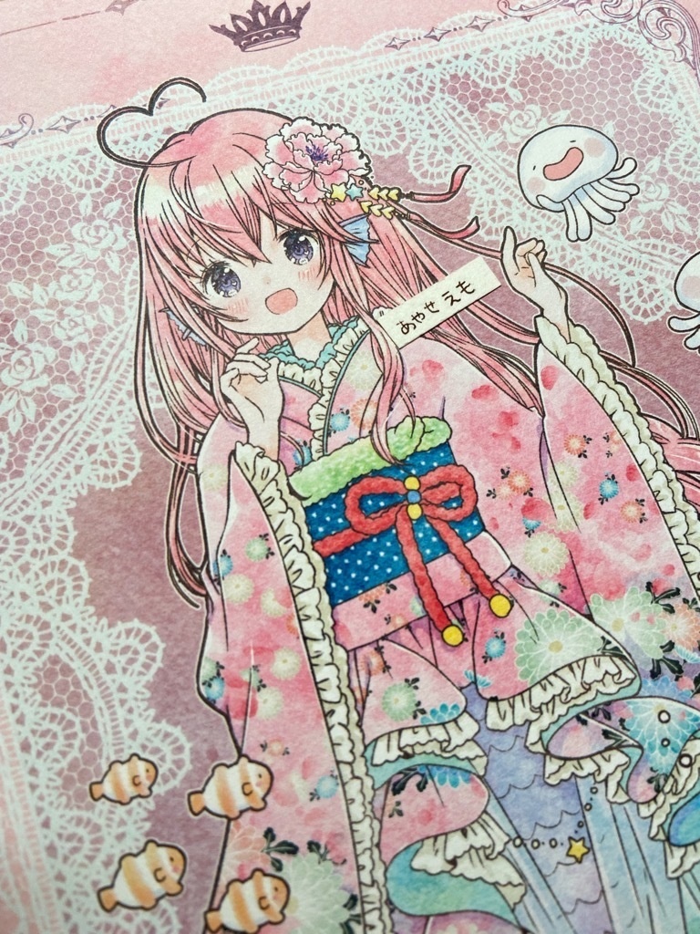 アートカード B5 童話シリーズ セーラー人魚ちゃん - Coco*Rabbit - BOOTH