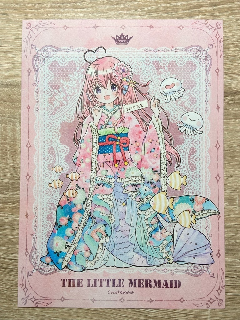 アートカード B5 童話シリーズ セーラー人魚ちゃん - Coco*Rabbit - BOOTH
