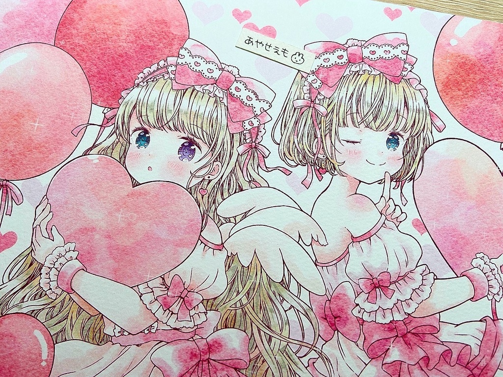 アートカード B5 sweet love - Coco*Rabbit - BOOTH