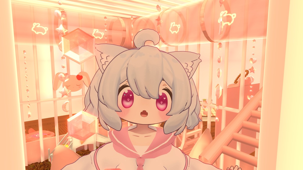 VRChat ♡ Neko Glitter Eye Texture for Mamehinata /まめひなた - catalola - BOOTH