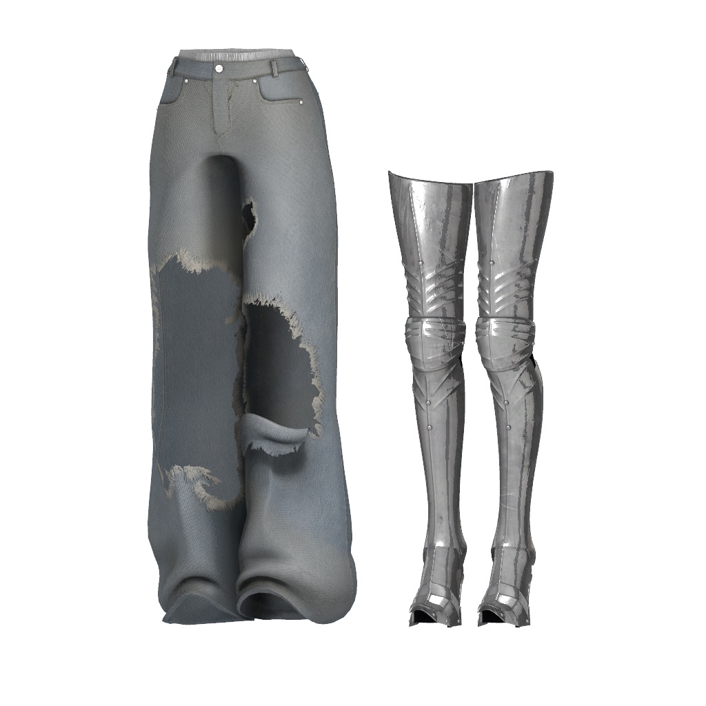 [Shinra] knight_ripped_pants - VANNACCI - BOOTH