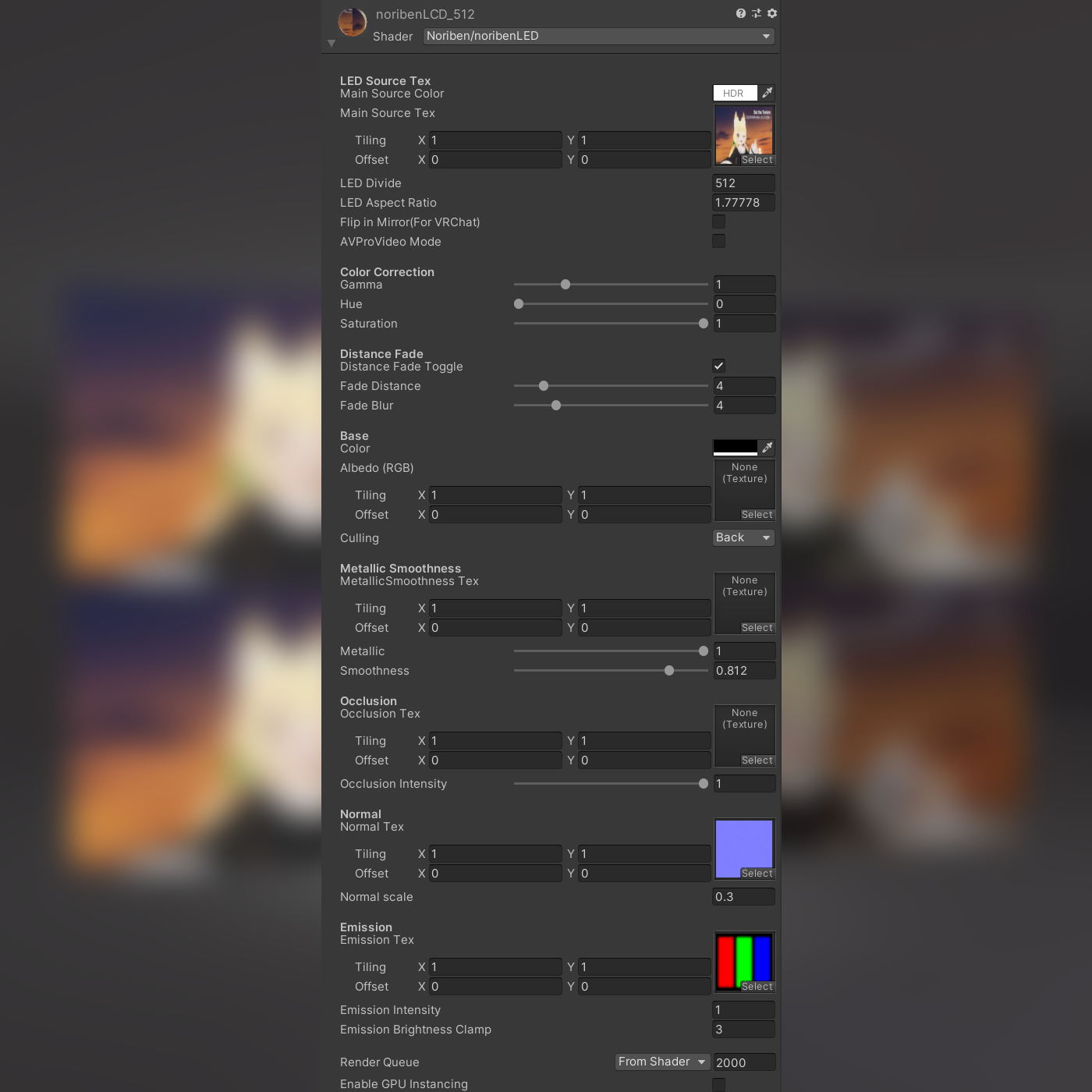 LEDパネルシェーダー / LED Panel Shader - NORIBEN LUNCH -のりべん専門店- - BOOTH