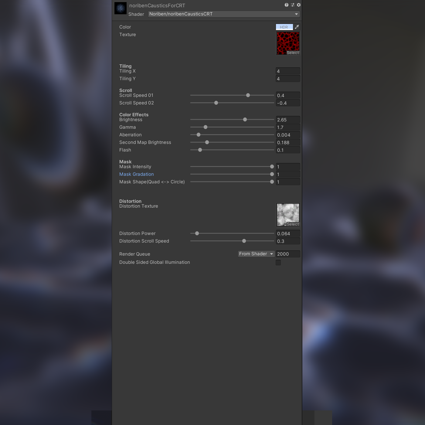コースティクスプロジェクターシェーダー / Caustics Projector Shader - NORIBEN LUNCH -のりべん専門店- - BOOTH