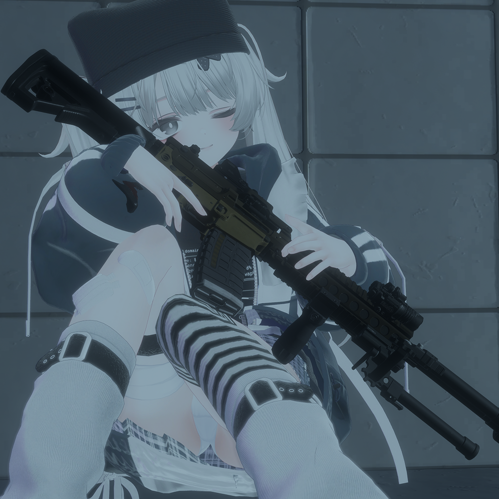 【VRChat想定】M4 LMG System【ギミック付き】 - OKB-#37 - BOOTH