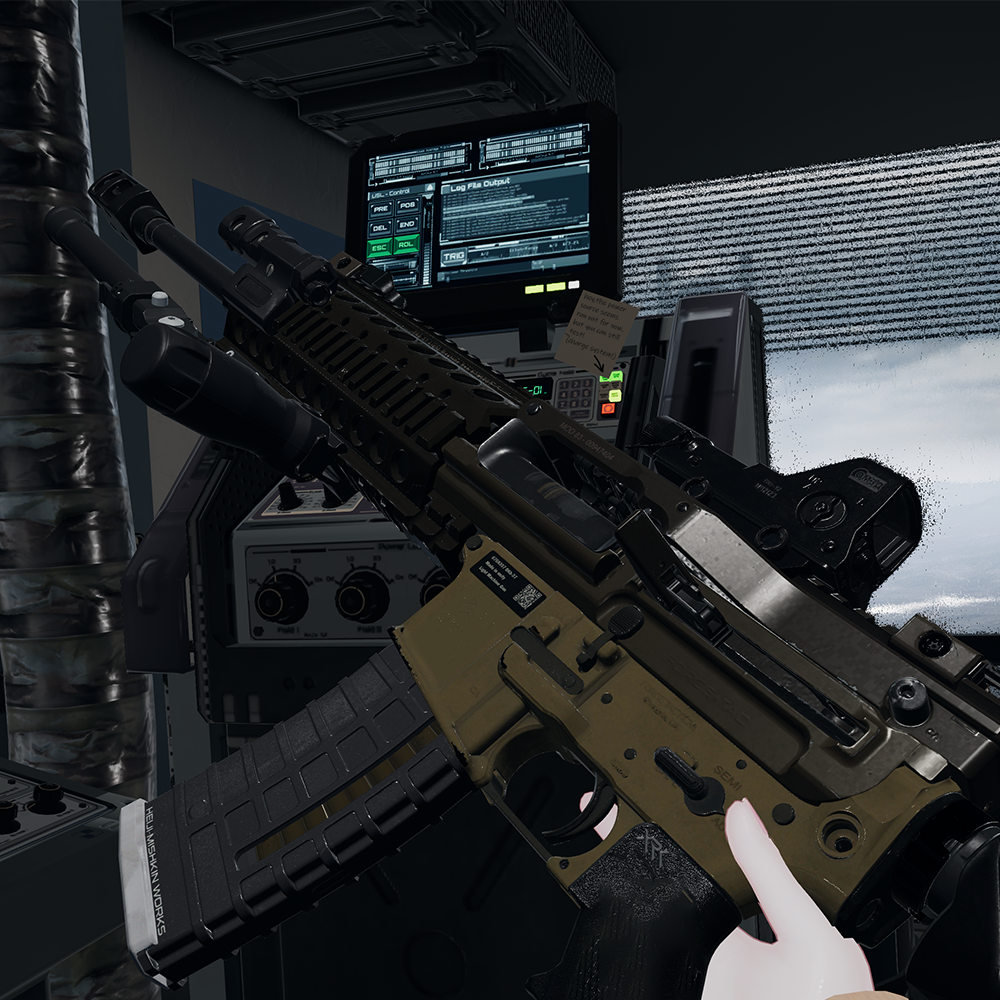 【VRChat想定】M4 LMG System【ギミック付き】 - OKB-#37 - BOOTH