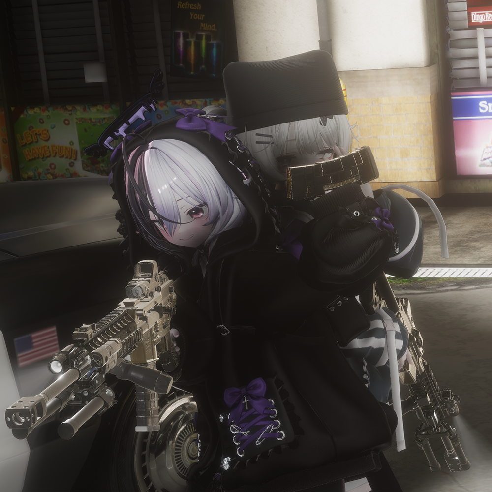 【VRChat想定】M4 LMG System【ギミック付き】 - OKB-#37 - BOOTH