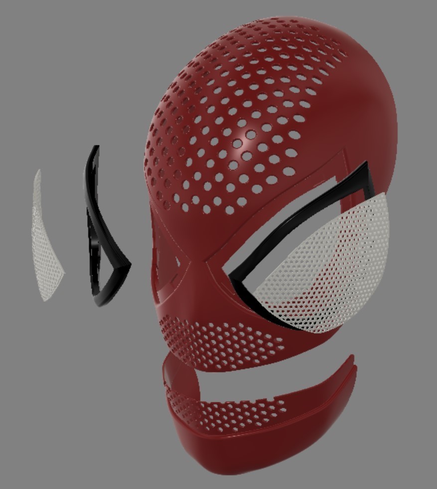 アメイジングスパイダーマン2 フェイスシェル TASM2 face shell - mickeystudios - BOOTH