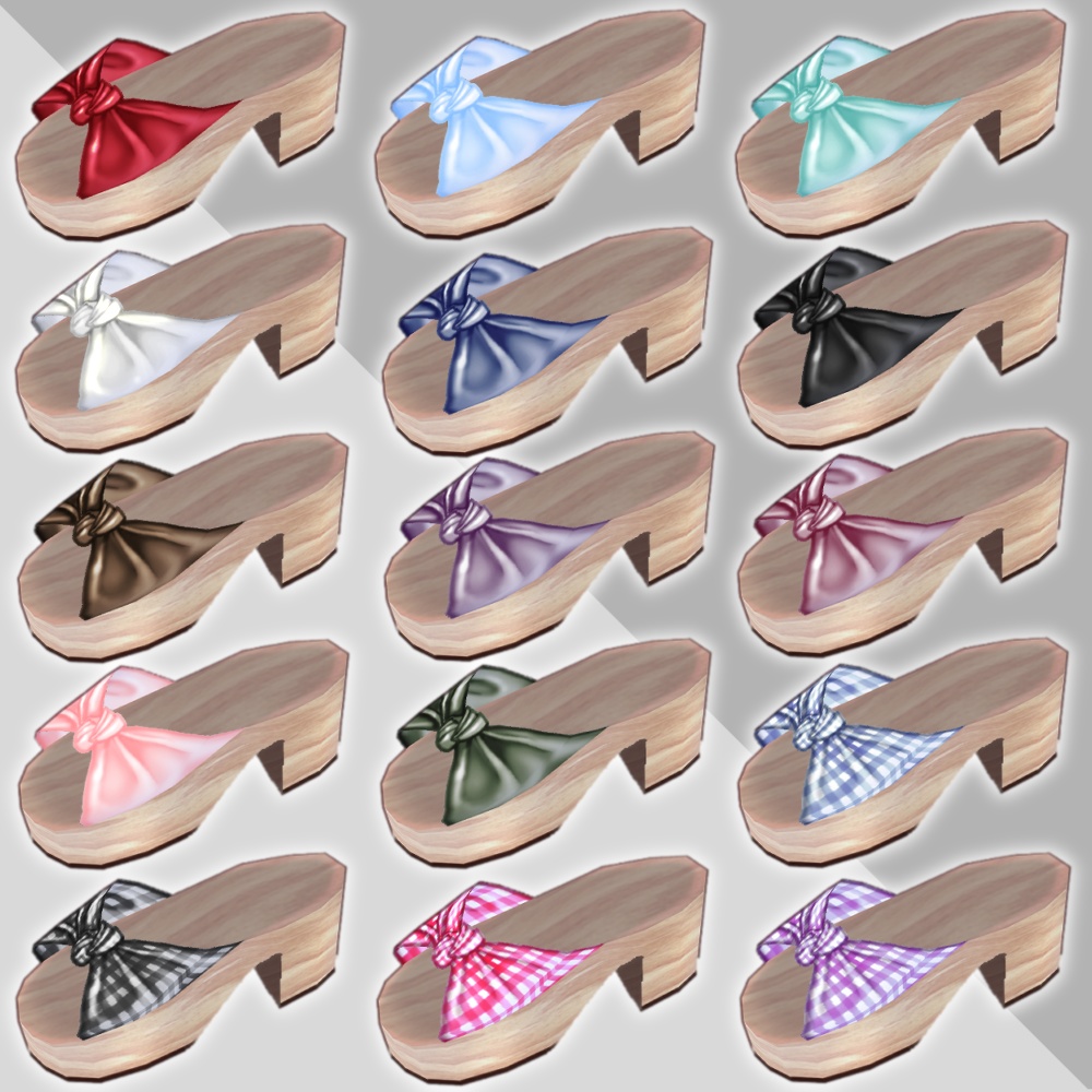 [VRoid] Ribbon sandal Super pack [VRoid β & Stable ver.] - NicorinSHOP ...