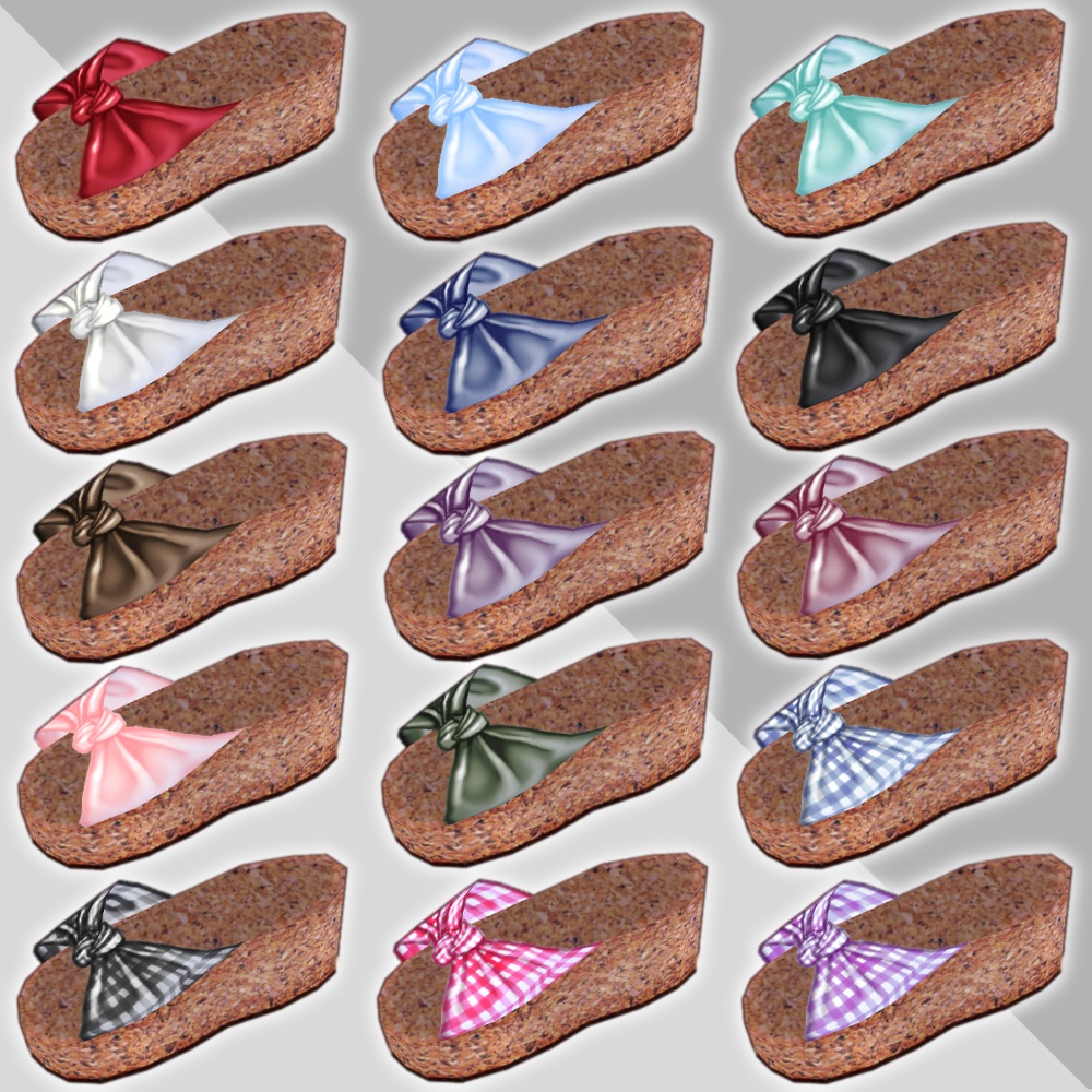 [VRoid] Ribbon sandal Super pack [VRoid β & Stable ver.] - NicorinSHOP ...