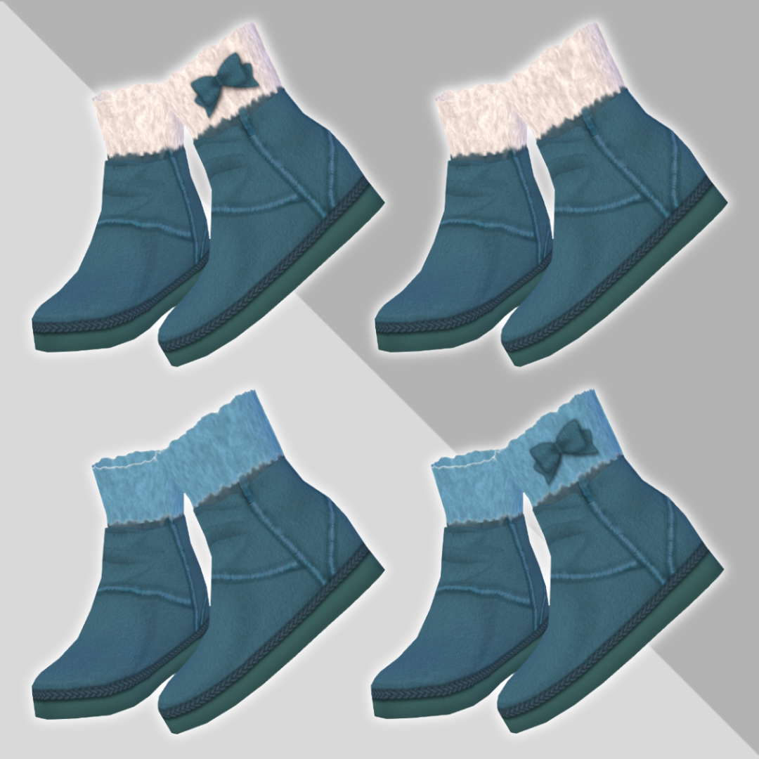 [VRoid] Sheepskin Boots Set [VRoid β & Stable ver.] - NicorinSHOP ...