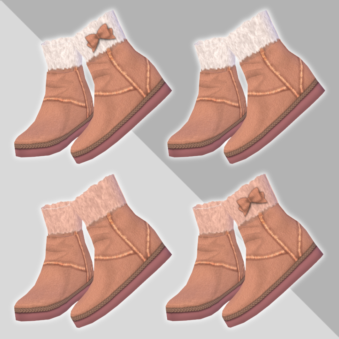[VRoid] Sheepskin Boots Set [VRoid β & Stable ver.] - NicorinSHOP ...