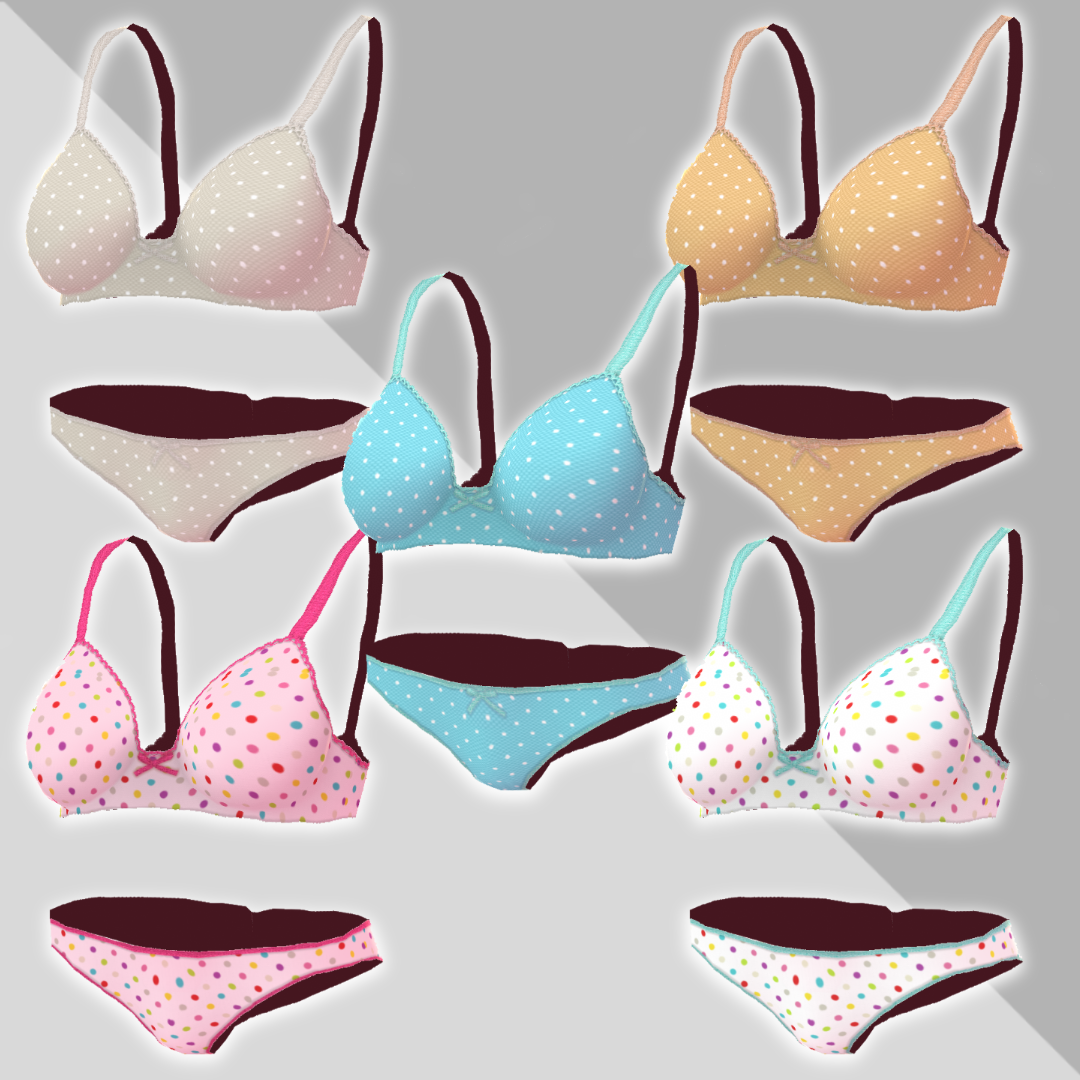 [VRoid β] FREE GIFT Women's Underwear Set - NicorinSHOP - VRoid - BOOTH