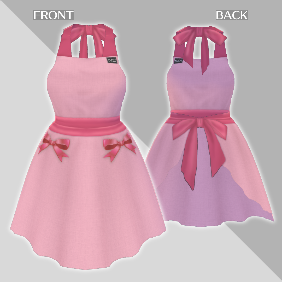 [VRoid] FREE GIFT Strawberry Apron [VRoid β & Stable ver ...