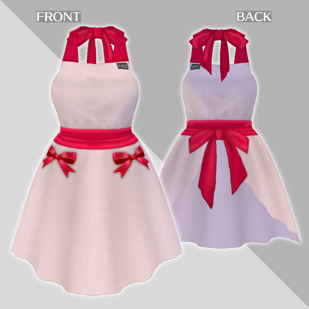 [VRoid] FREE GIFT Strawberry Apron [VRoid β & Stable ver ...