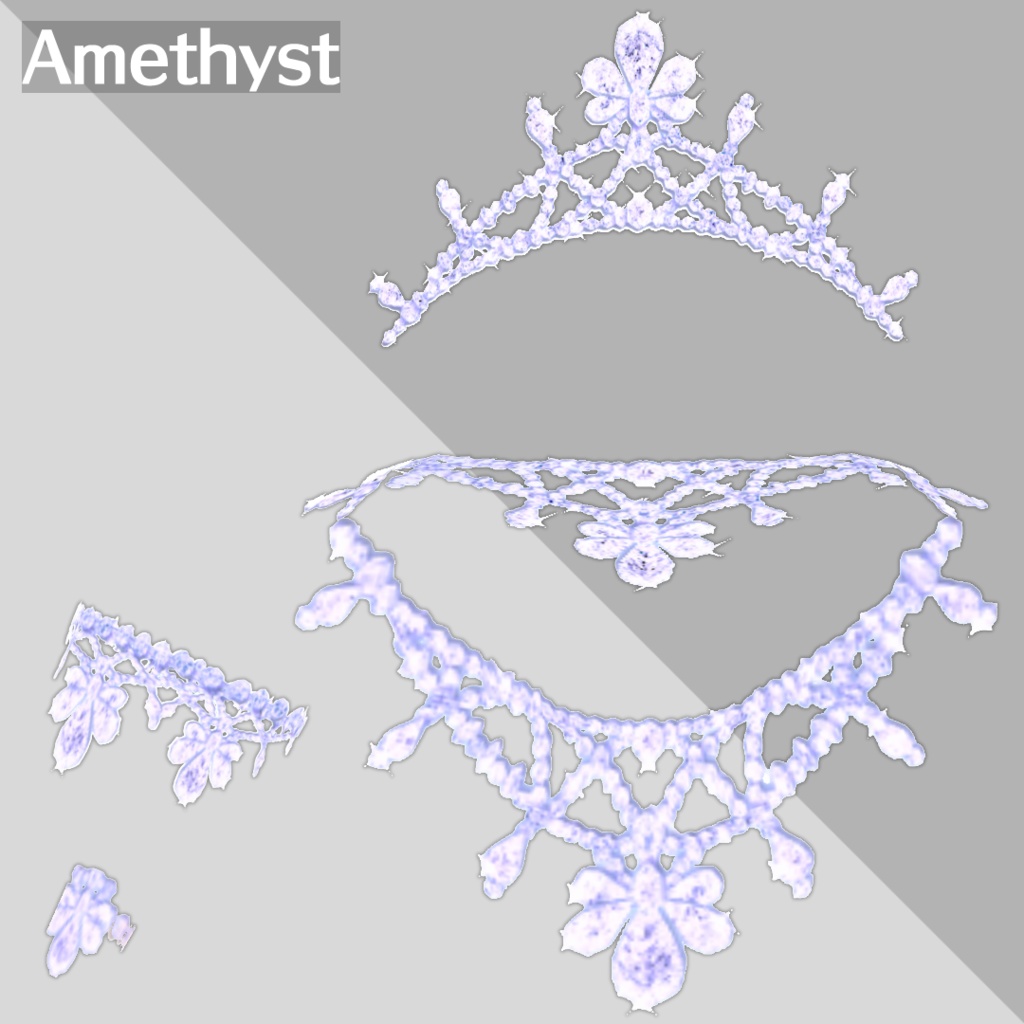 [VRoid β] Flower Jewelry Set - NicorinSHOP - VRoid - BOOTH