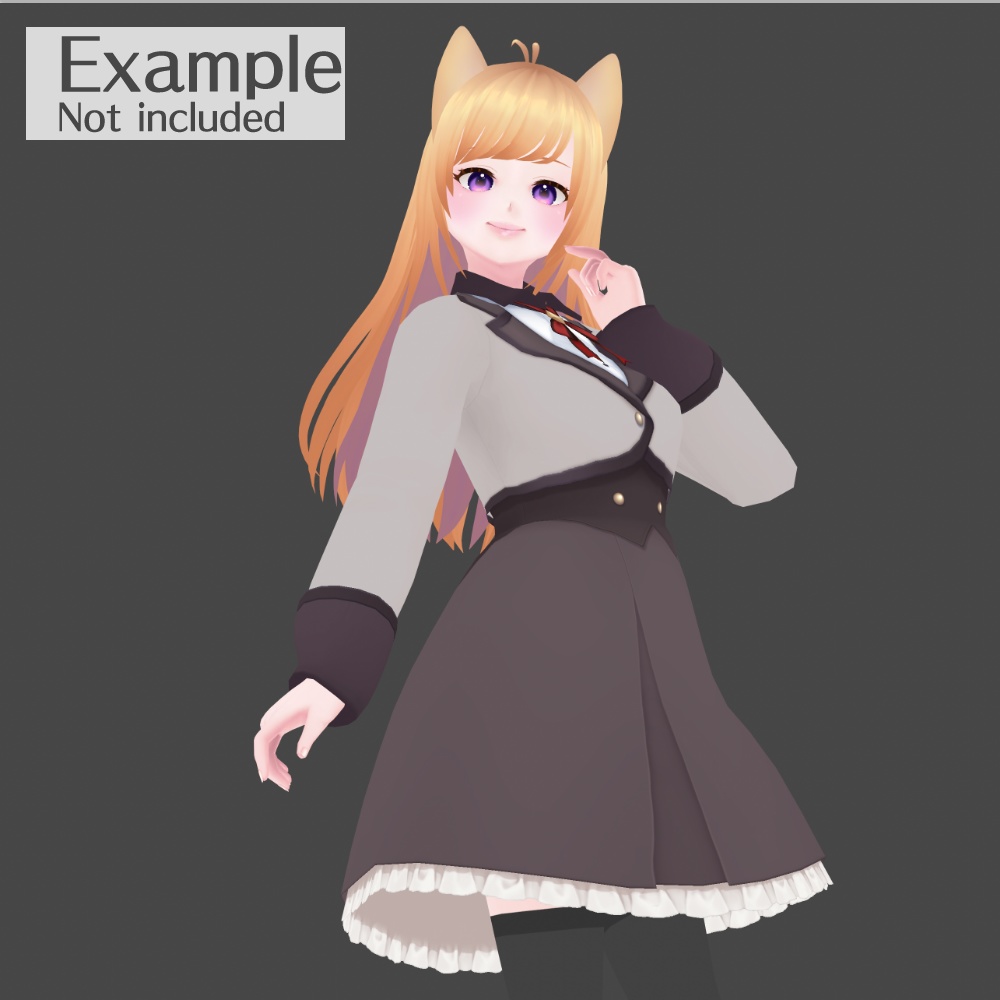 [VRoid Model] WolfType-A [VRoid Stable ver.] - NicorinSHOP - VRoid - BOOTH