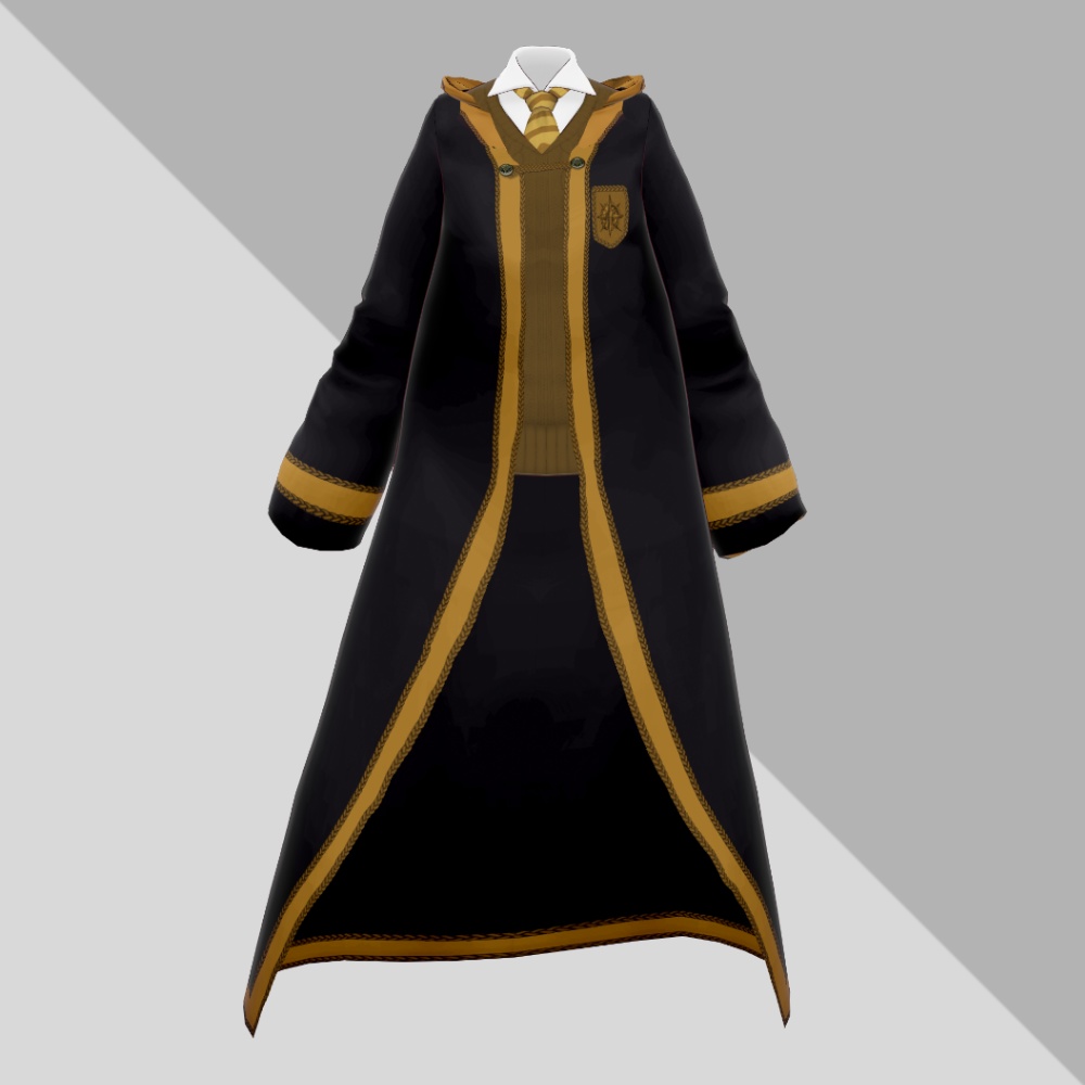 [VRoid] Magician's Robes - Custom Item [VRoid Stable ver ...