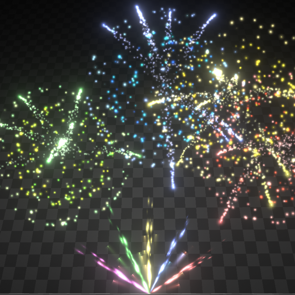 【Unity パーティクル】Celebration Fireworks - Nuion FX - BOOTH