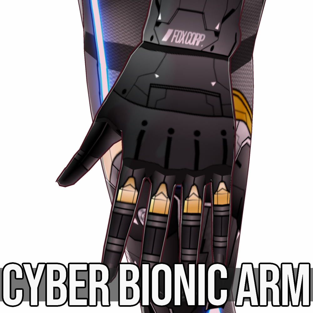 VRoid用 サイバーバイオニックアーム - Cyber Bionic Arm - Fox Corp. - BOOTH