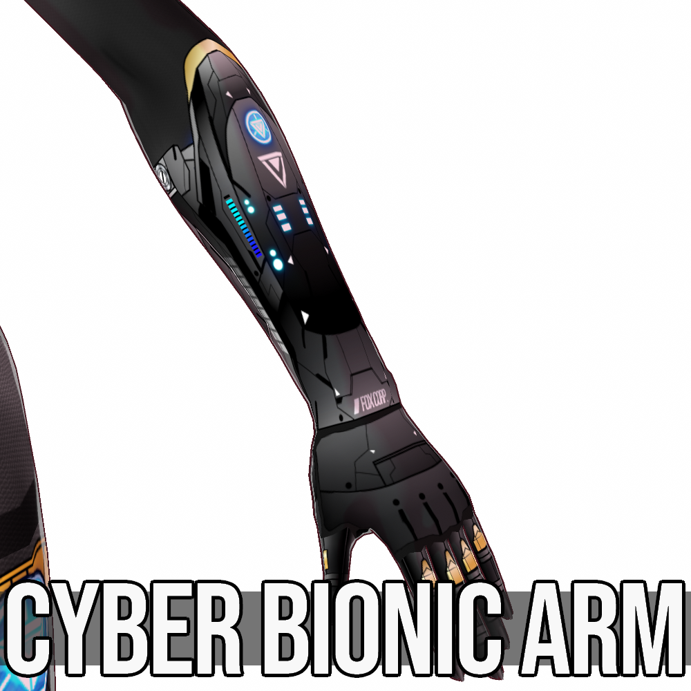 VRoid用 サイバーバイオニックアーム - Cyber Bionic Arm - Fox Corp. - BOOTH