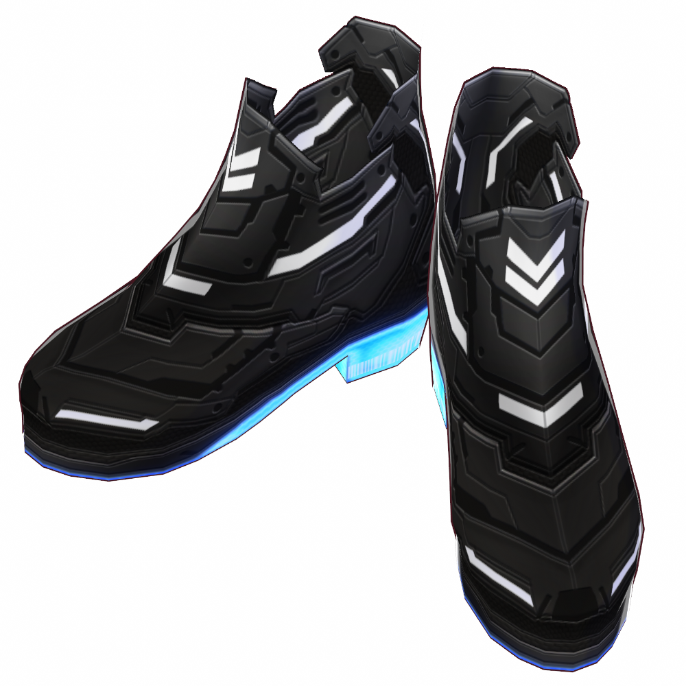 VRoid用 4*5色展開 サイバーブーツ デザイン 3R - Cyber Boots Design 3R 4*5Colors - Fox ...