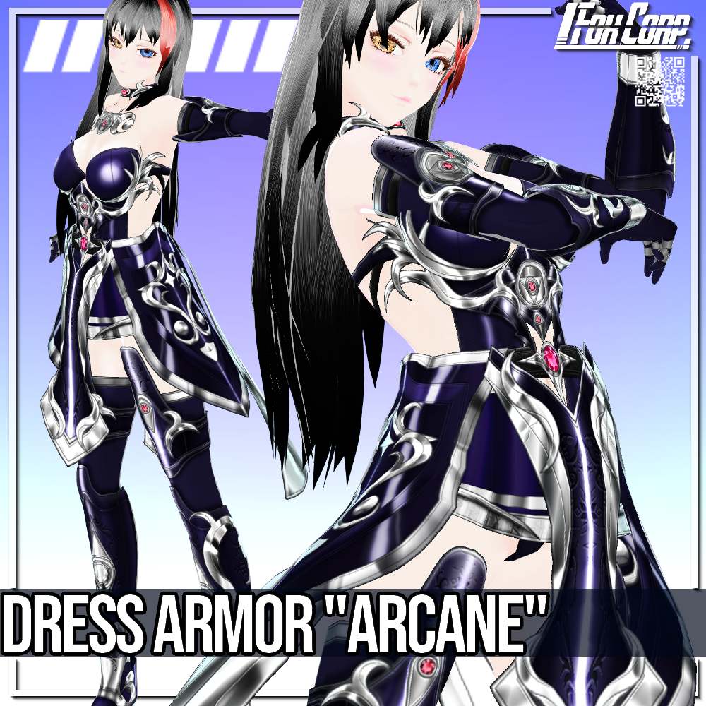 VRoid用 ドレスアーマー "Arcane" - Dress Armor "Arcane" - Fox Corp. - BOOTH